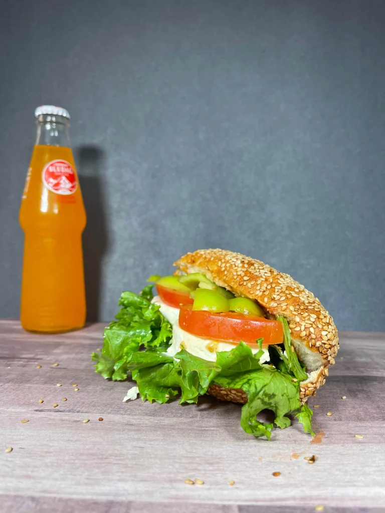 Mediterranean Simit Sandwich - Tulip Cafe Columbus